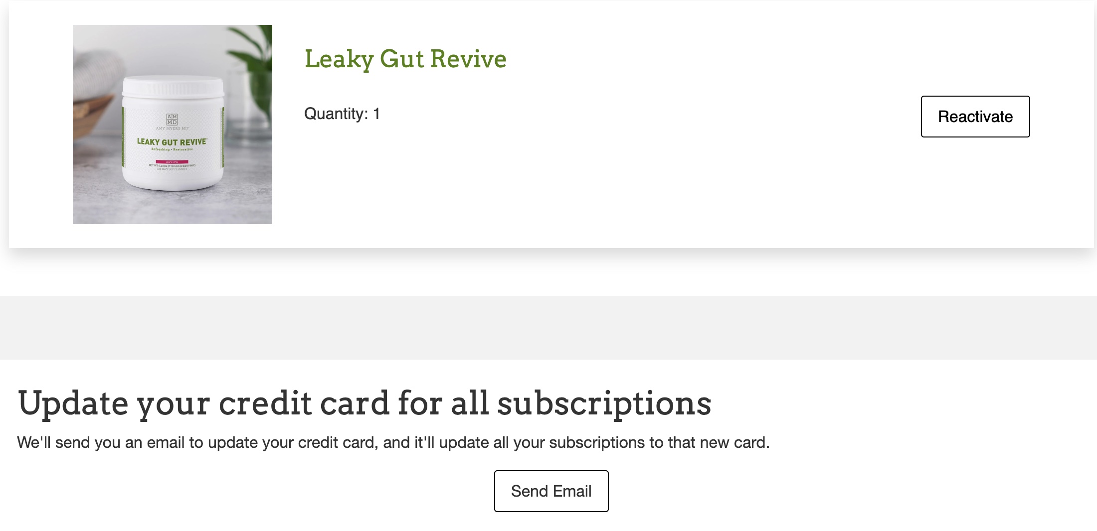 How do I update my Payment Method or card for my Subscription? – Amy Myers MD Help Center